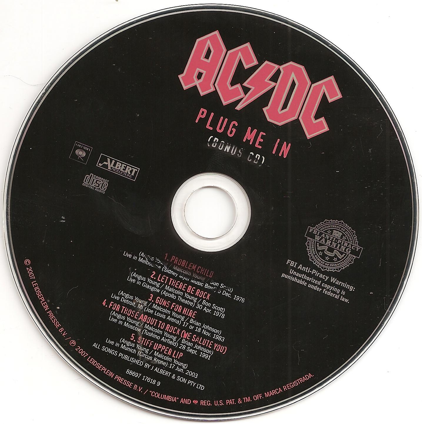 AC DC Plug Me In : DVD 3 | DVD Covers | Cover Century | Over 1.000.000 ...